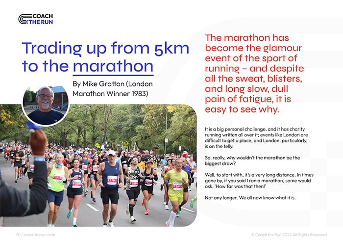 5k to Marathon PDF 24 Week Training Plan by Mike Gratton | Coach the Run